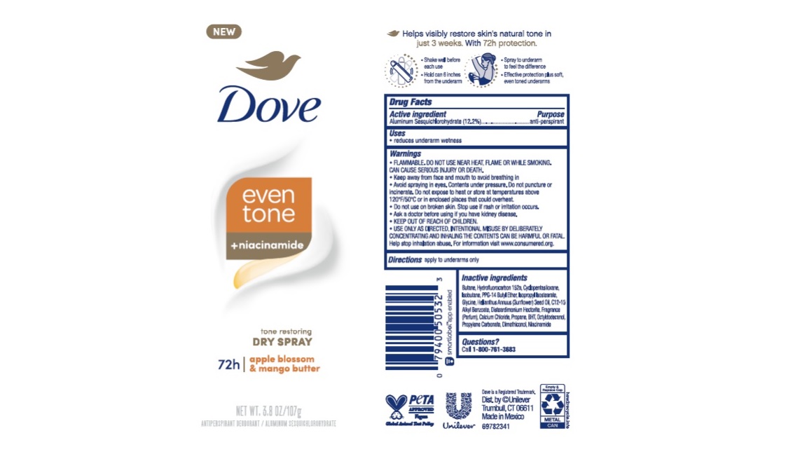 DOVE- even tone plus niacinamide apple blossom and mango butter dry ...