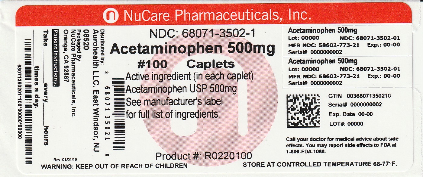 Acetaminophen by NuCare Pharmaceuticals,Inc. ACETAMINOPHEN tablet