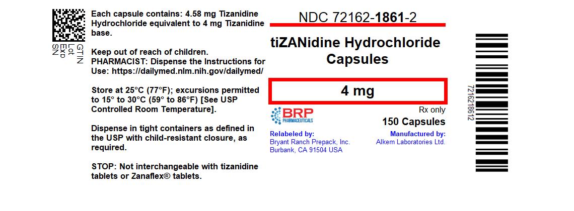 TIZANIDNE HYDROCHLORIDE capsule