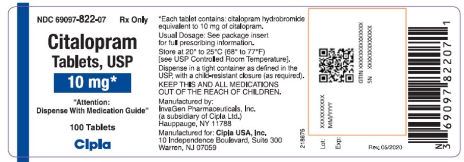 Citalopram by Cipla USA Inc. / InvaGen Pharmaceutical Inc CITALOPRAM tablet