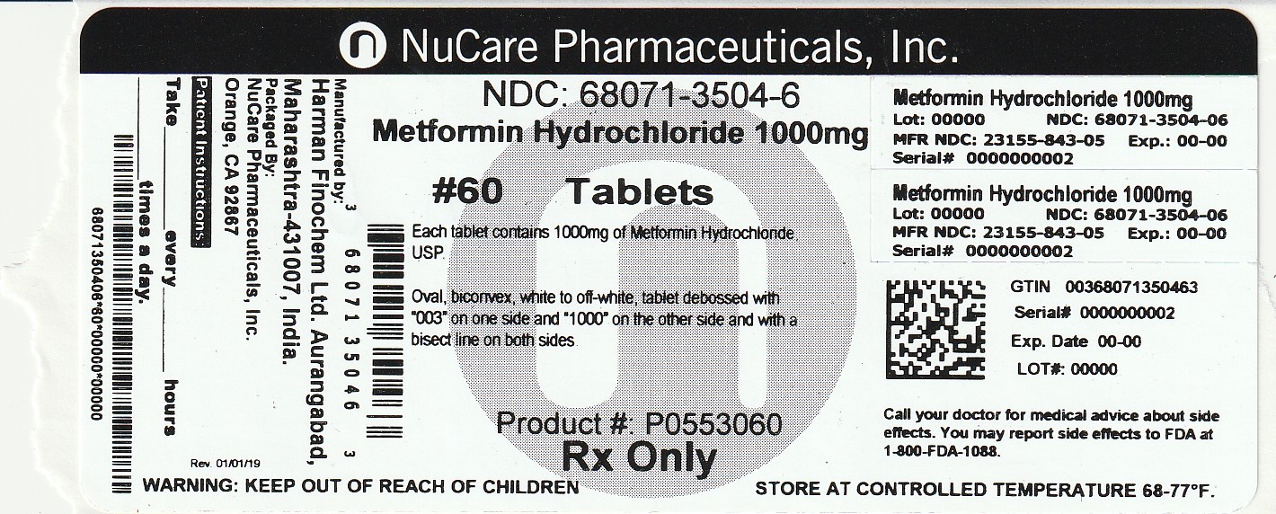 METFORMIN HYDROCHLORIDE tablet