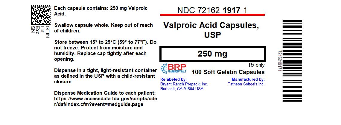 VALPROIC ACID capsule, liquid filled