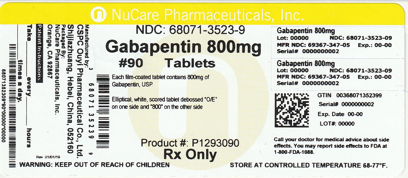 GABAPENTIN tablet, coated