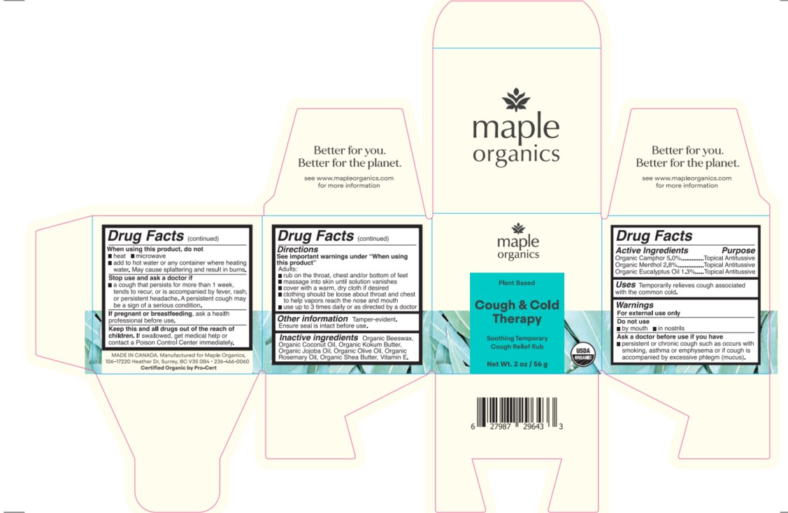 COUGH AND COLD THERAPY- camphor, menthol, eucalyptus oil ointment