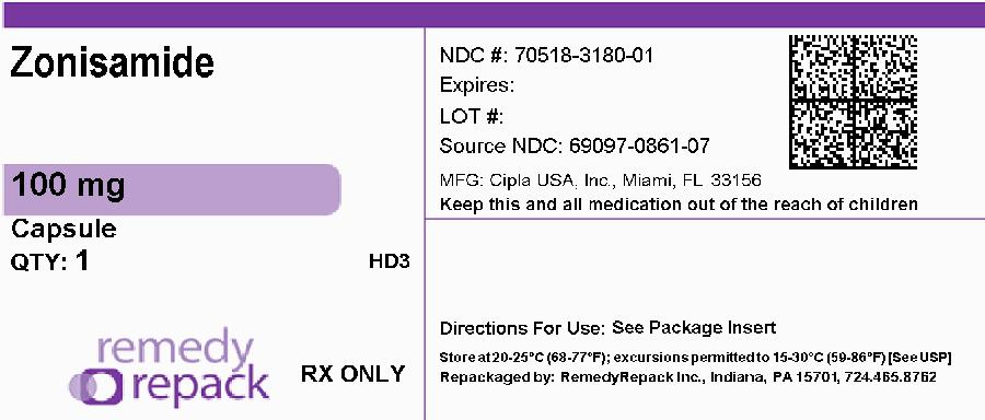 zonisamide by REMEDYREPACK INC. ZONISAMIDE capsule