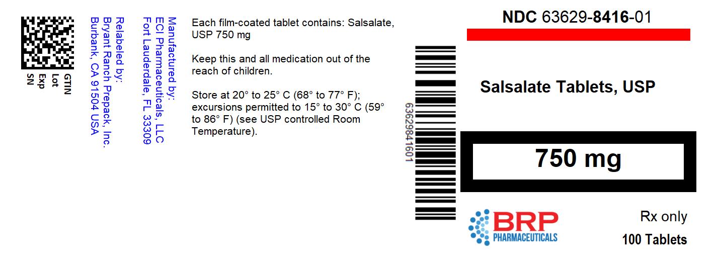 Salsalate by Bryant Ranch Prepack Salsalate Tablets, USP