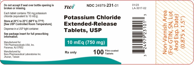 POTASSIUM CHLORIDE EXTENDED-RELEASE- potassium chloride tablet ...