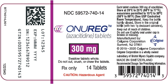 ONUREG- azacitidine tablet, film coated
