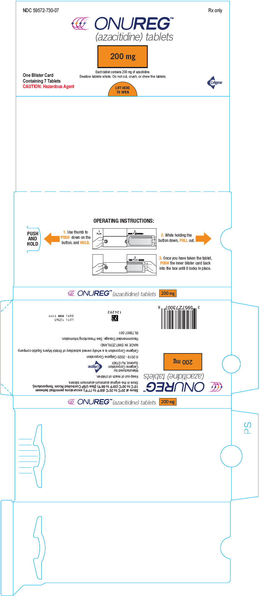ONUREG- azacitidine tablet, film coated