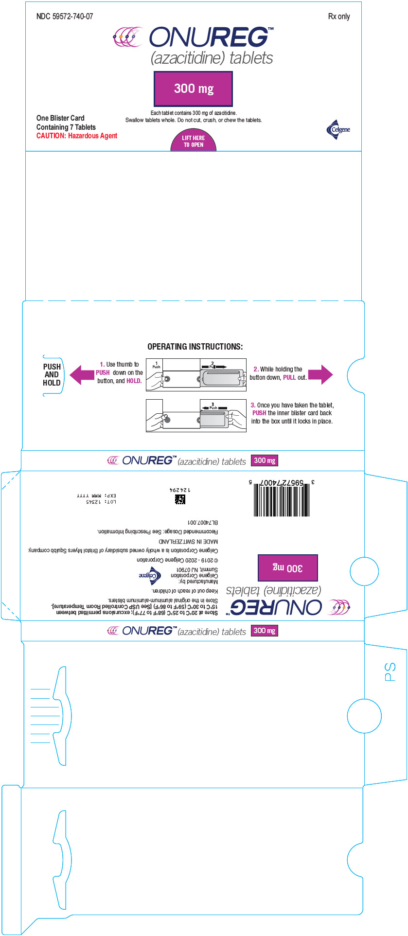 ONUREG- azacitidine tablet, film coated