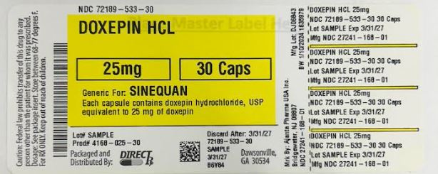 Doxepin HCL by Direct_Rx DOXEPIN HCL capsule