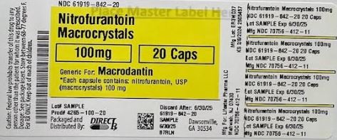 NITROFURANTOIN MACROCRYSTALS capsule