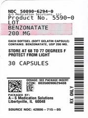 Benzonatate by A-S Medication Solutions BENZONATATE capsule