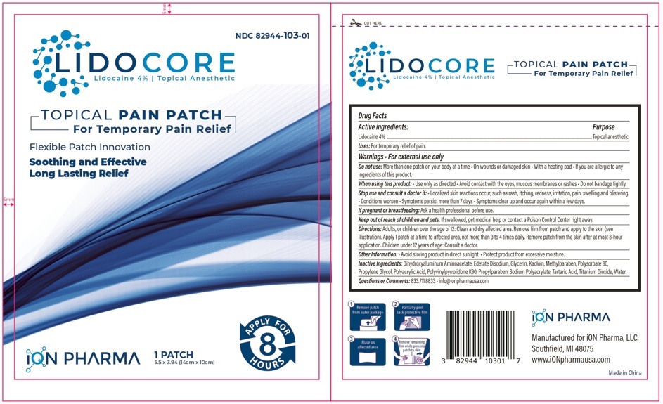LIDOCORE (SINGLE UNIT PATCH)- lidocaine 4% patch