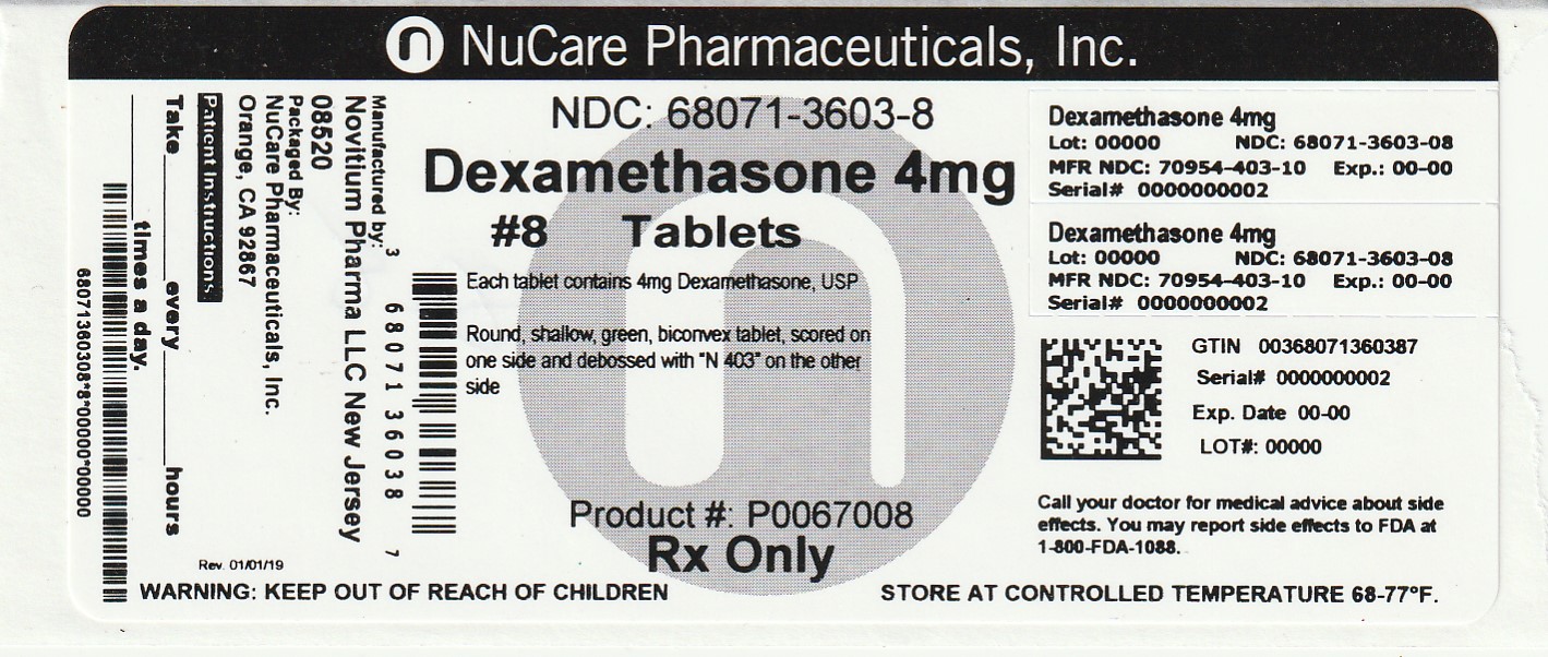 Dexamethasone by NuCare Pharmaceuticals,Inc. DEXAMETHASONE tablet