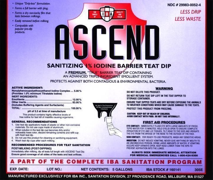 ASCEND by IBA ASCEND- iodine solution