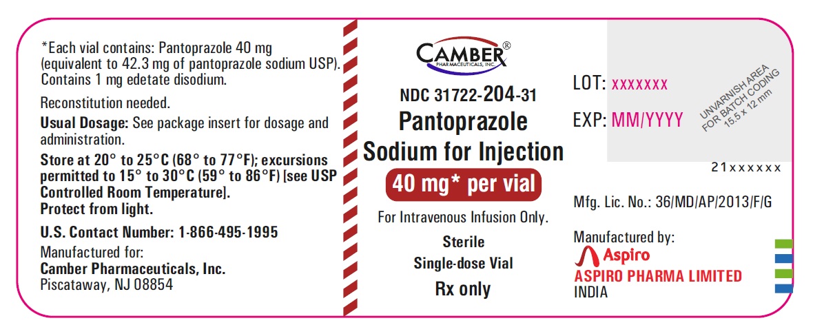 PANTOPRAZOLE SODIUM- pantoprazole sodium injection, powder, for solution