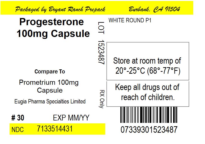 Progesterone by Bryant Ranch Prepack PROGESTERONE capsule