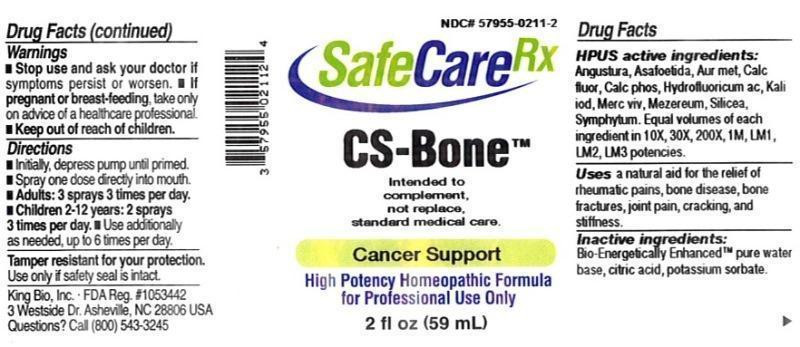 CS BONE- angustura vera, asafoetida, aurum metallicum, calcarea ...