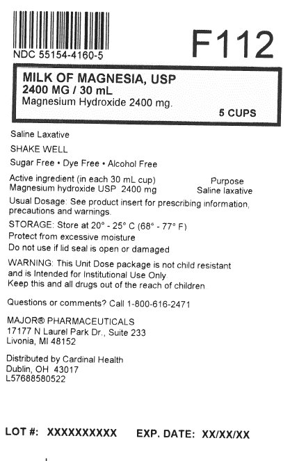 Major Pharmaceuticals Unit dose OTC Monograph drug Milk of Mag (non-conc)
