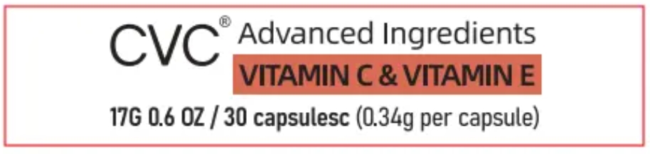 CVC VITAMIN C VITAMIN E- cream capsule
