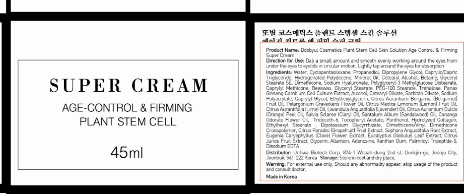 SUPER CREAM AGE CONTROL AND FIRMING- dimethicone cream