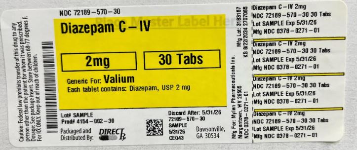 Diazepam by Direct_rx DIAZEPAM tablet