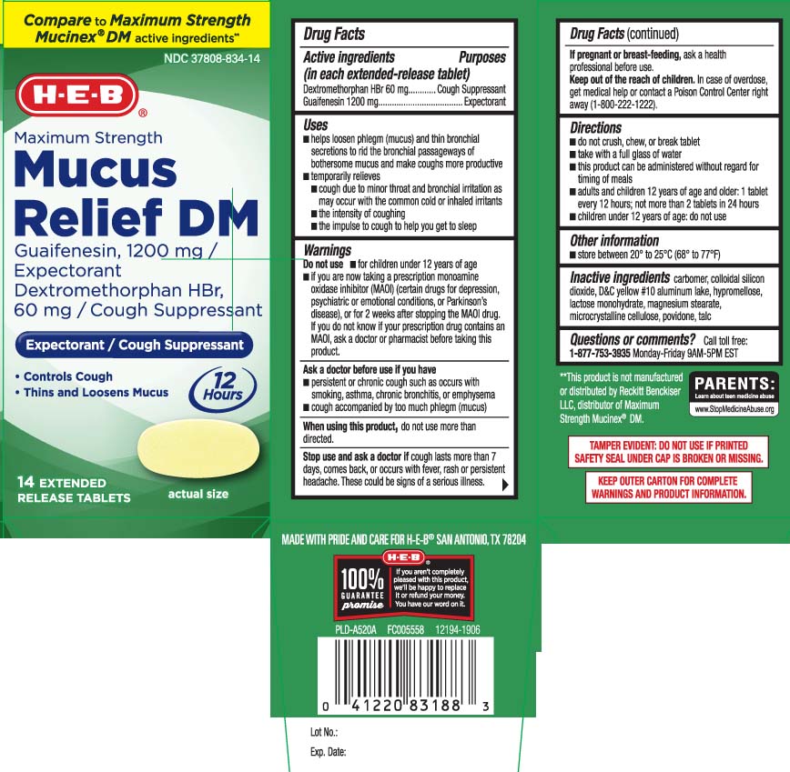MUCUS RELIEF DM- guaifenesin, dextromethorphan hbr tablet, extended release