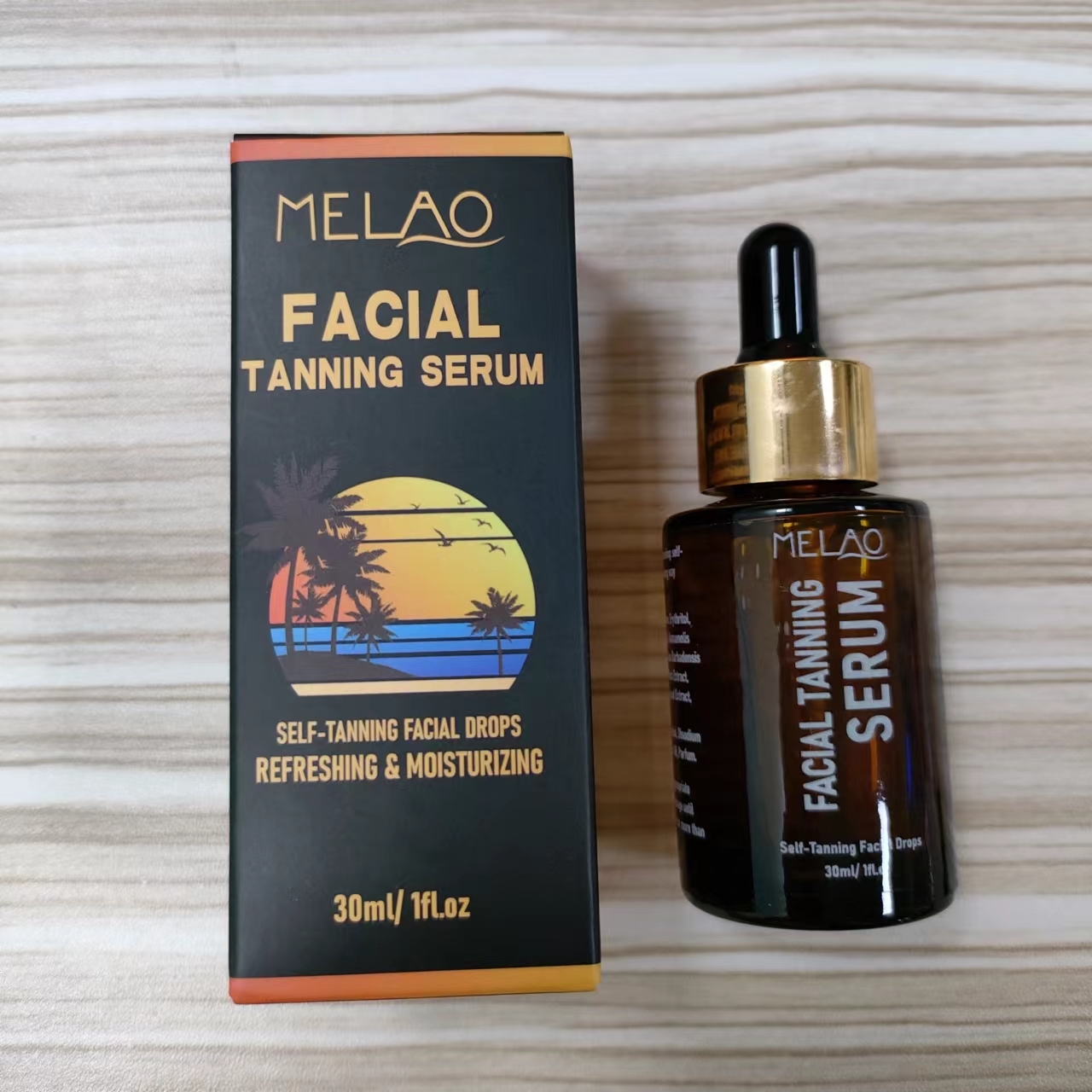 MELAO FACIAL TANNING SERUM- dihydroxyacetone oil