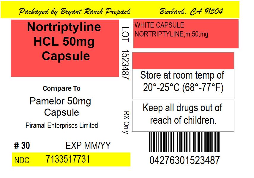 NORTRIPTYLINE HYDROCHLORIDE capsule