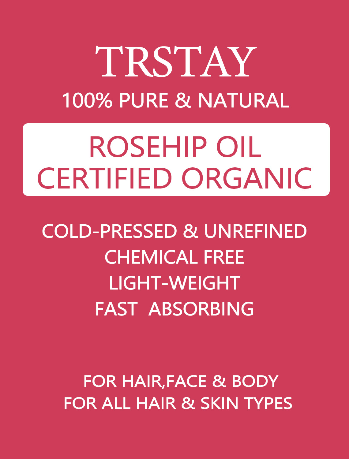 ROSEHIP OIL CERTIFIED ORGANIC liquid