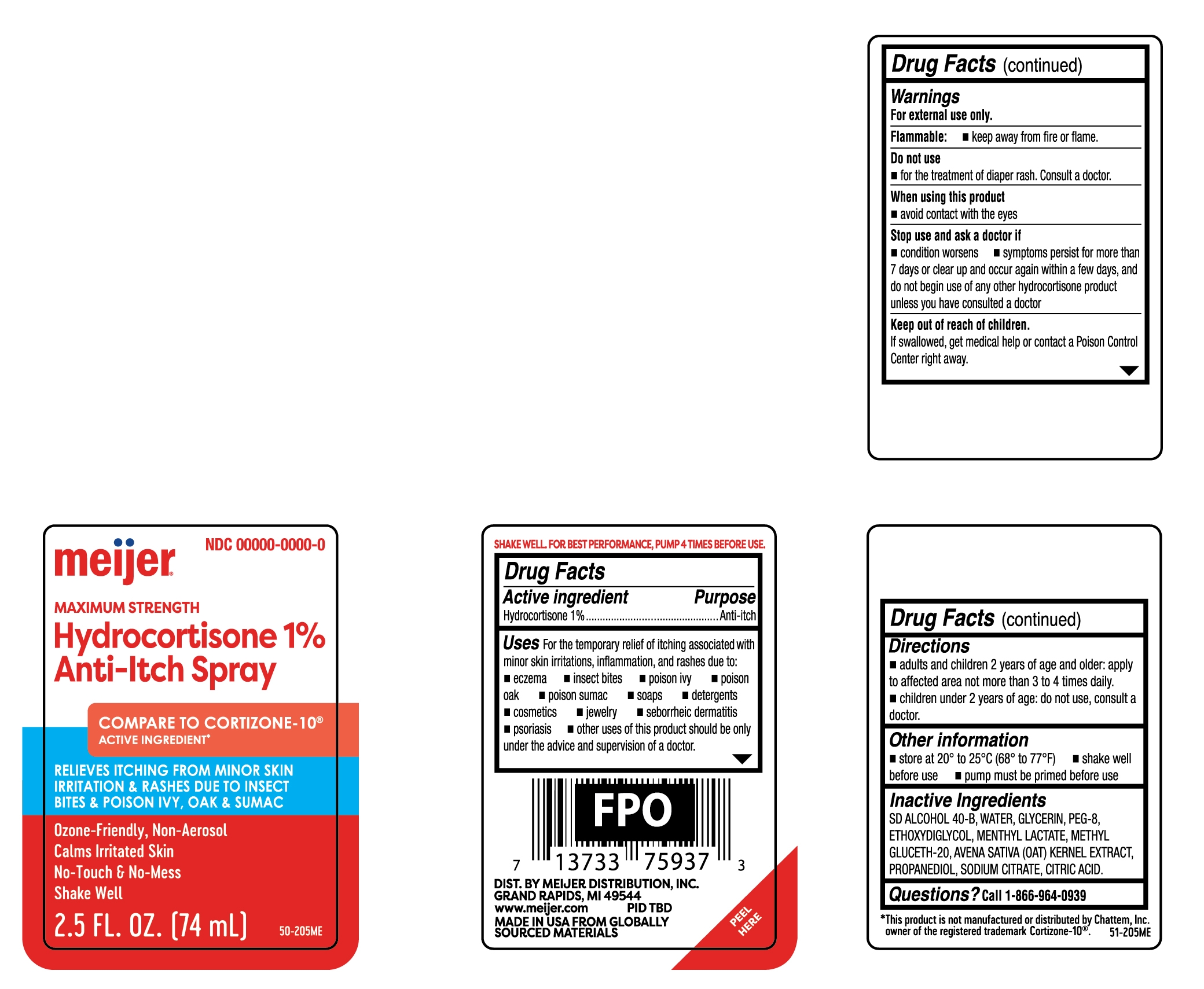 HYDROCORTISONE- hydrocortisone spray spray