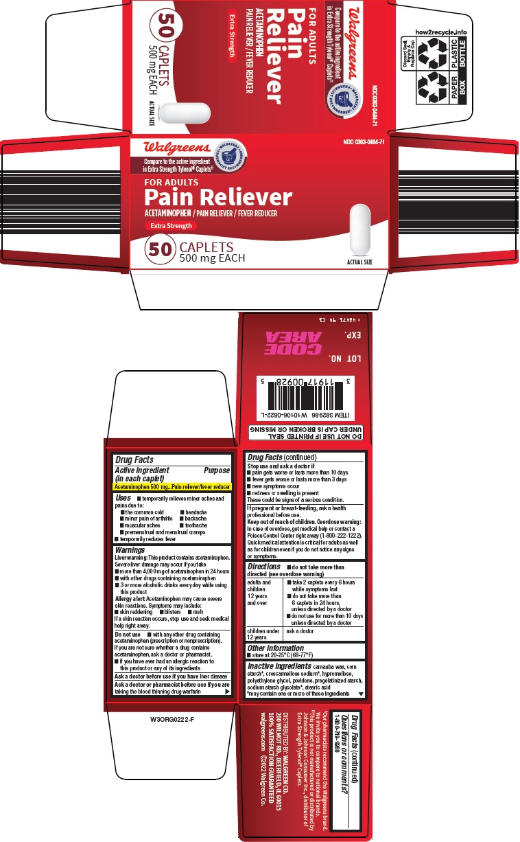 PAIN RELIEVER EXTRA STRENGTH- acetaminophen tablet