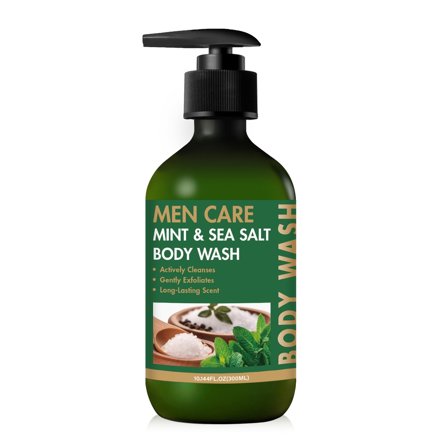 MINT SEA SALT BODY WASH cream