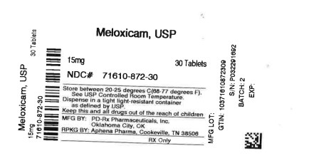 MELOXICAM by Aphena Pharma Solutions - Tennessee, LLC MELOXICAM tablet