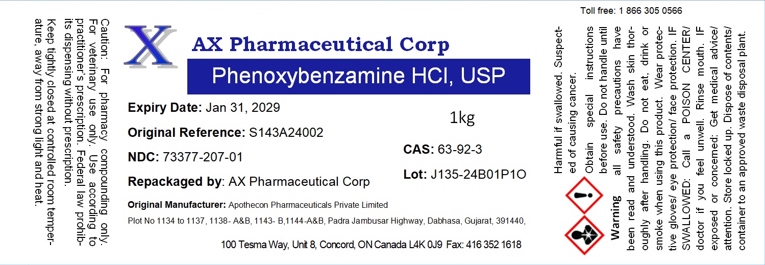 PHENOXYBENZAMINE HCL powder