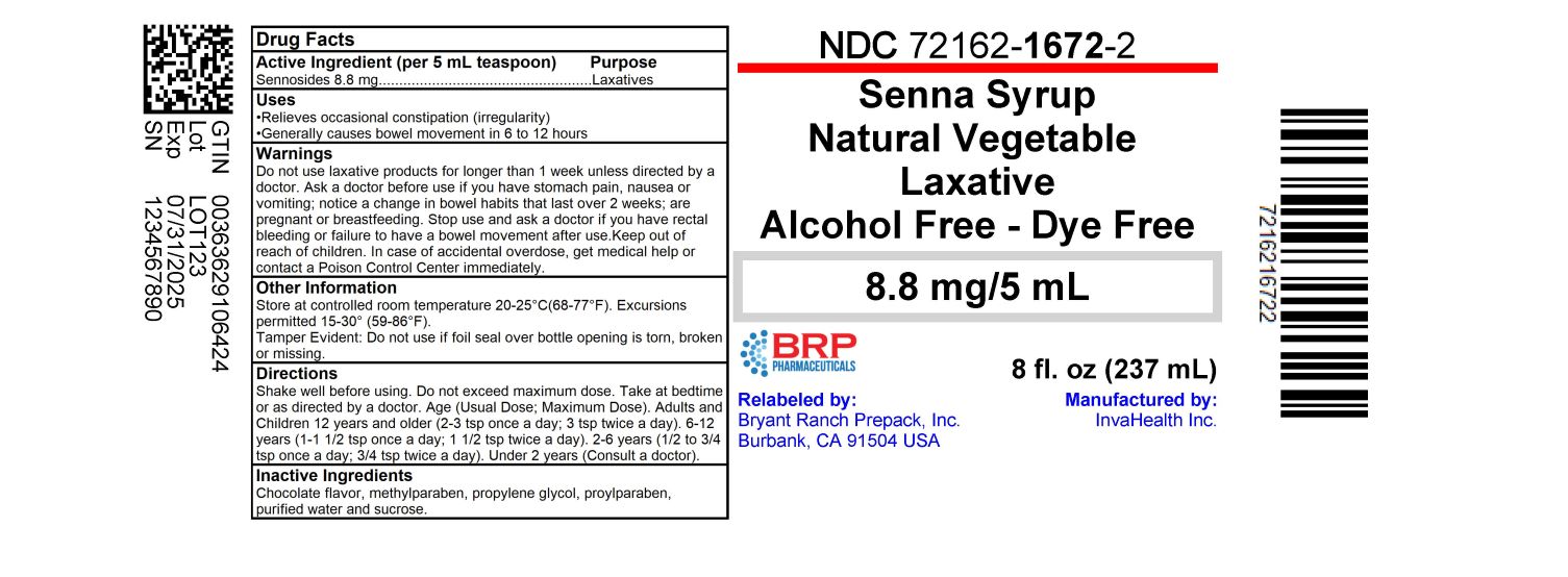 SENNA SYRUP- natural vegetable laxative liquid