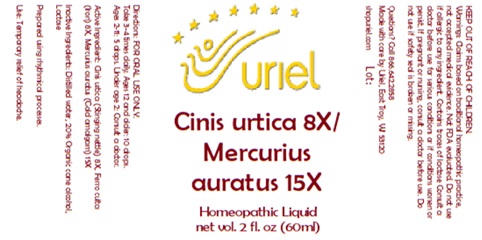 CINIS URTICA 8X. MERCURIUS AURATUS 15X- cinis urtic 8x. mercurius ...