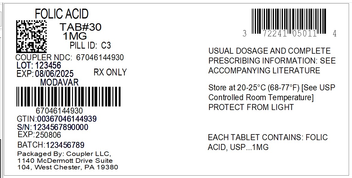 Folic Acid by Coupler LLC FOLIC ACID tablet