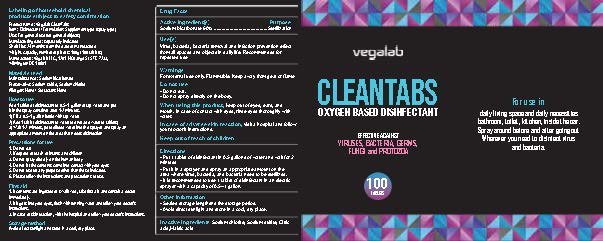 VEGALAB CLEANTABS- cleantabs tablet, soluble