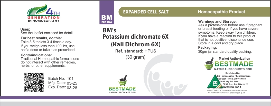 BESTMADE NATURAL PRODUCTS POTASSIUM DICHROMATE KALI DICHROM (KALI BICH ...