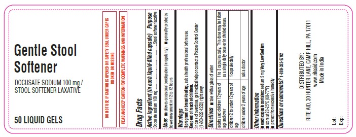 GENTLE STOOL SOFTENER- docusate sodium capsule, liquid filled