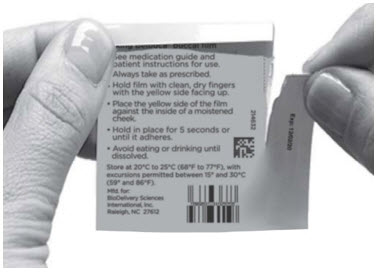 BELBUCA- buprenorphine hydrochloride film, soluble