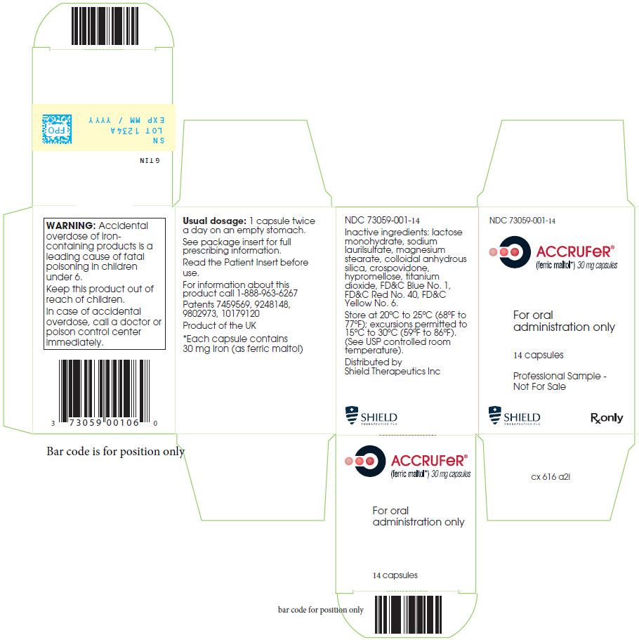 ACCRUFER- ferric maltol capsule