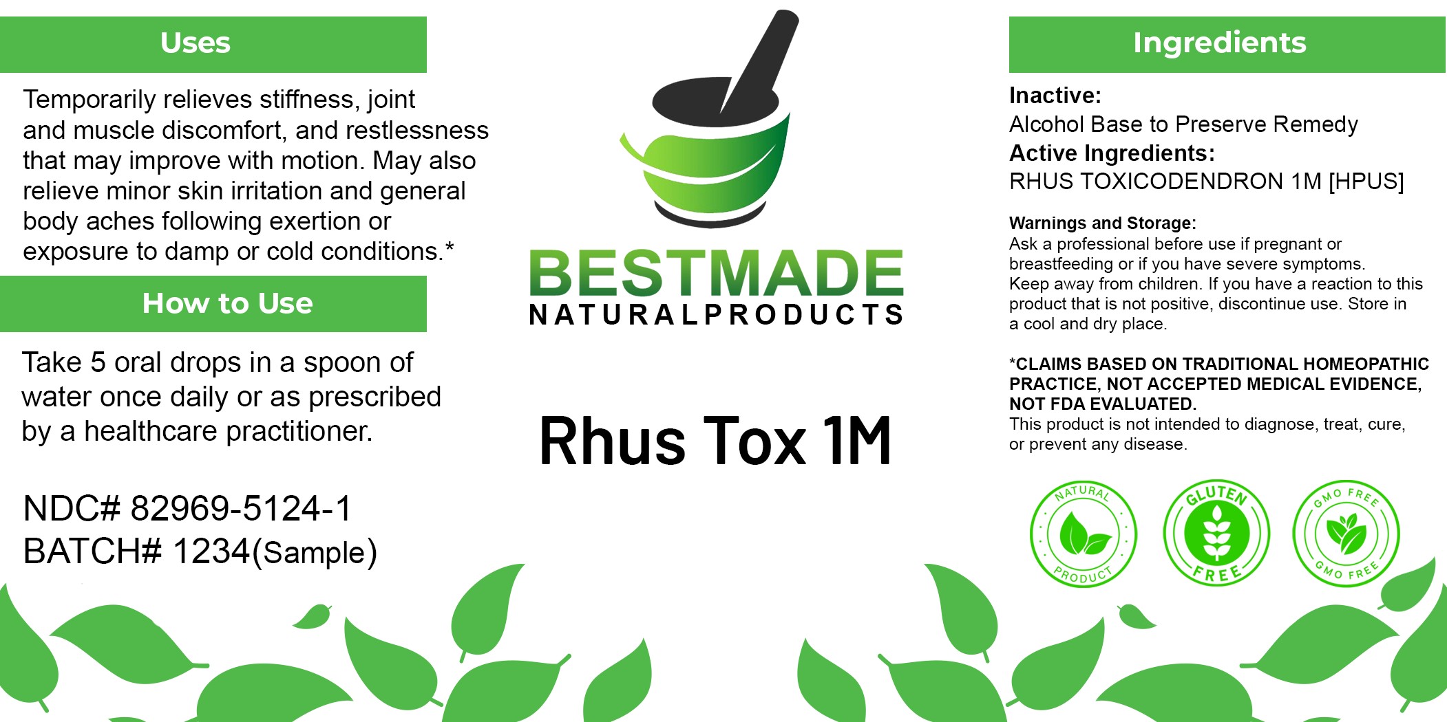 RHUS TOX 1M (rhus toxicondendron 1m- hpus liquid
