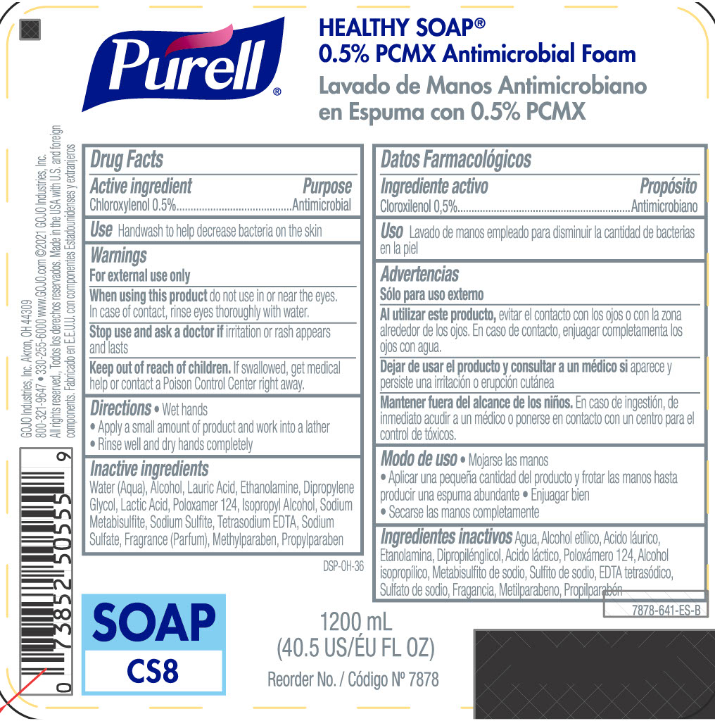 PURELL HEALTHY SP 0.5PCT PCMX ANTIMICROBIAL FOAM- chloroxylenol liquid
