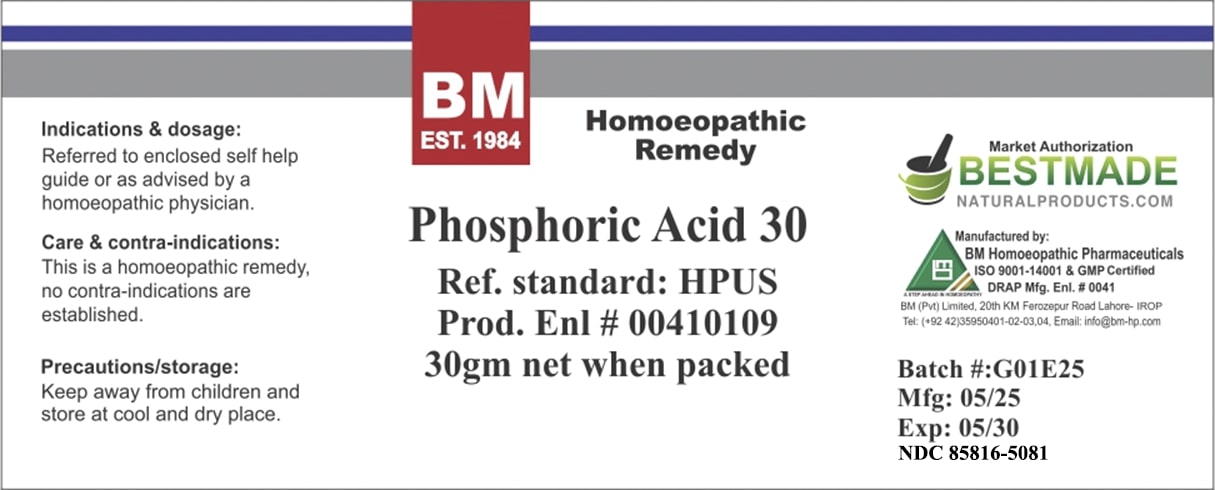 BM PHOSPHORIC ACID- phosphoric acid globule