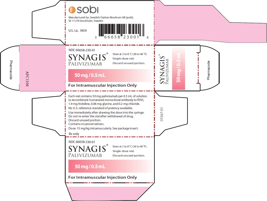 SYNAGIS- palivizumab injection, solution
