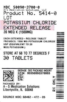 POTASSIUM CHLORIDE tablet, extended release