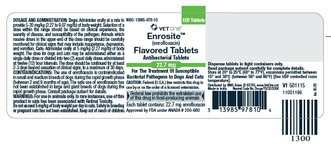 ENROSITE FLAVORED- enrofloxacin tablet ENROSITE FLAVORED- enrofloxacin ...